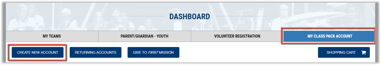 Class Pack - Registration