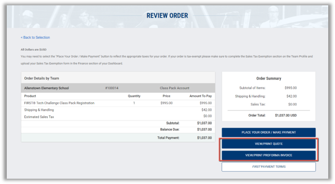 Class Pack - Registration