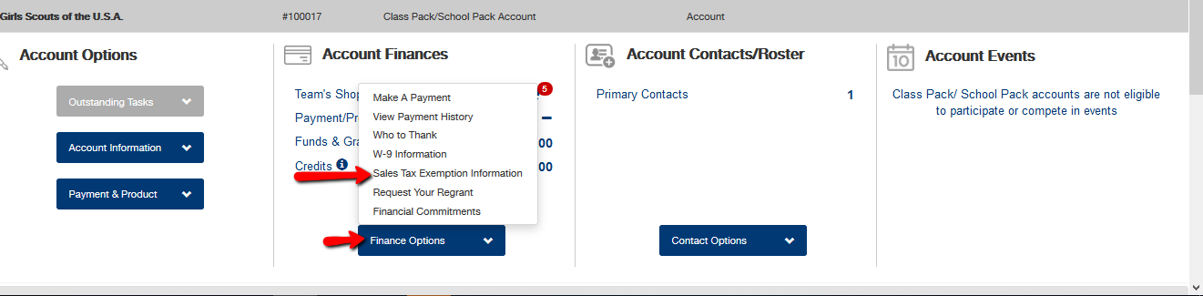 Class Pack - Registration